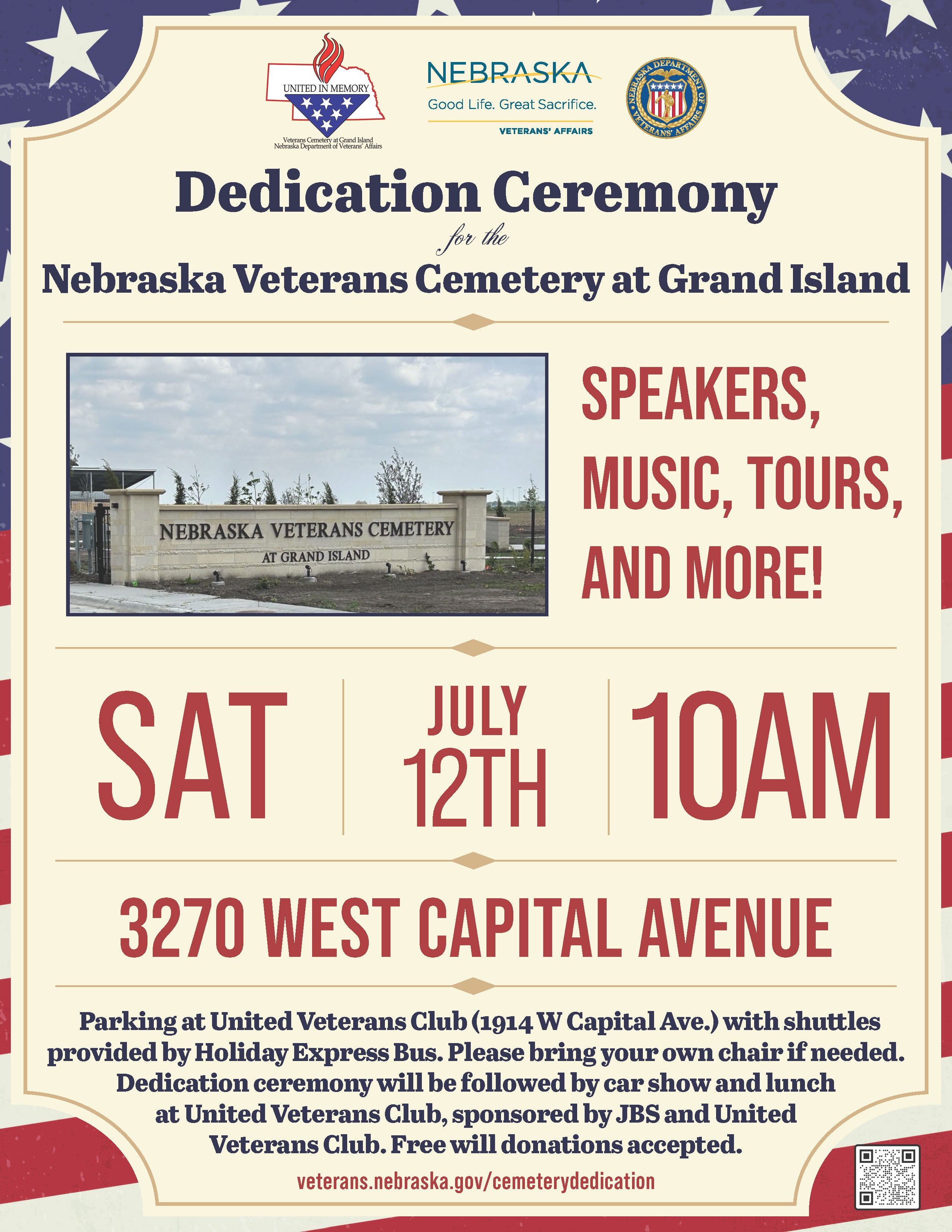 Nebraska Veterans Cemetery at Grand Island Dedication | Nebraska Department of Veterans' Affairs